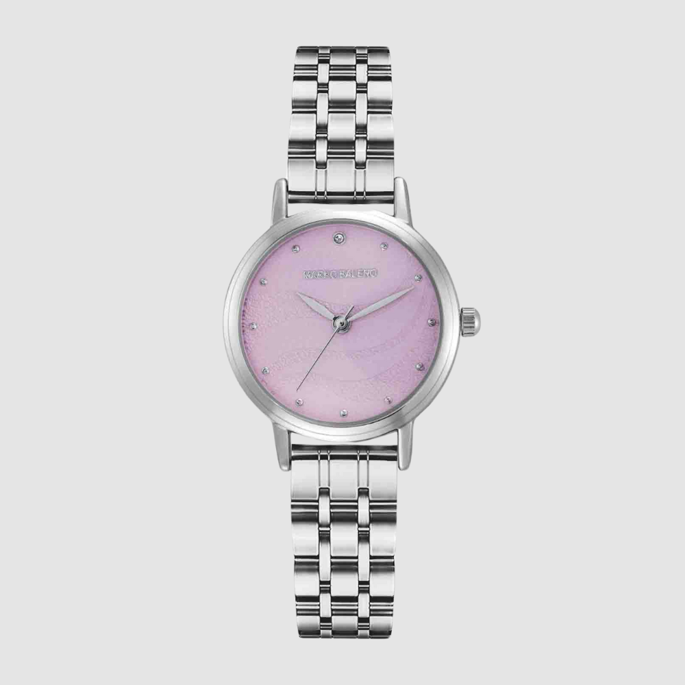 Stylish Women's Silver Watch - MARKO BALENO ALYAA MB204-B | Elegant ...